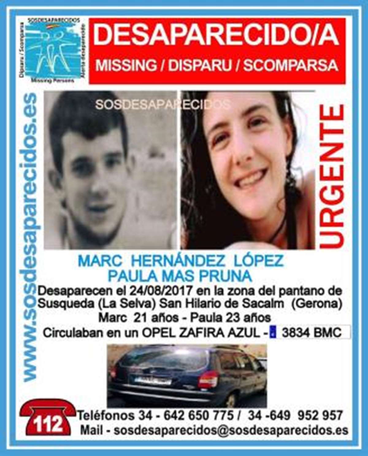 Caso abierto: la desaparición de Marc y Paula en el pantano de Susqueda