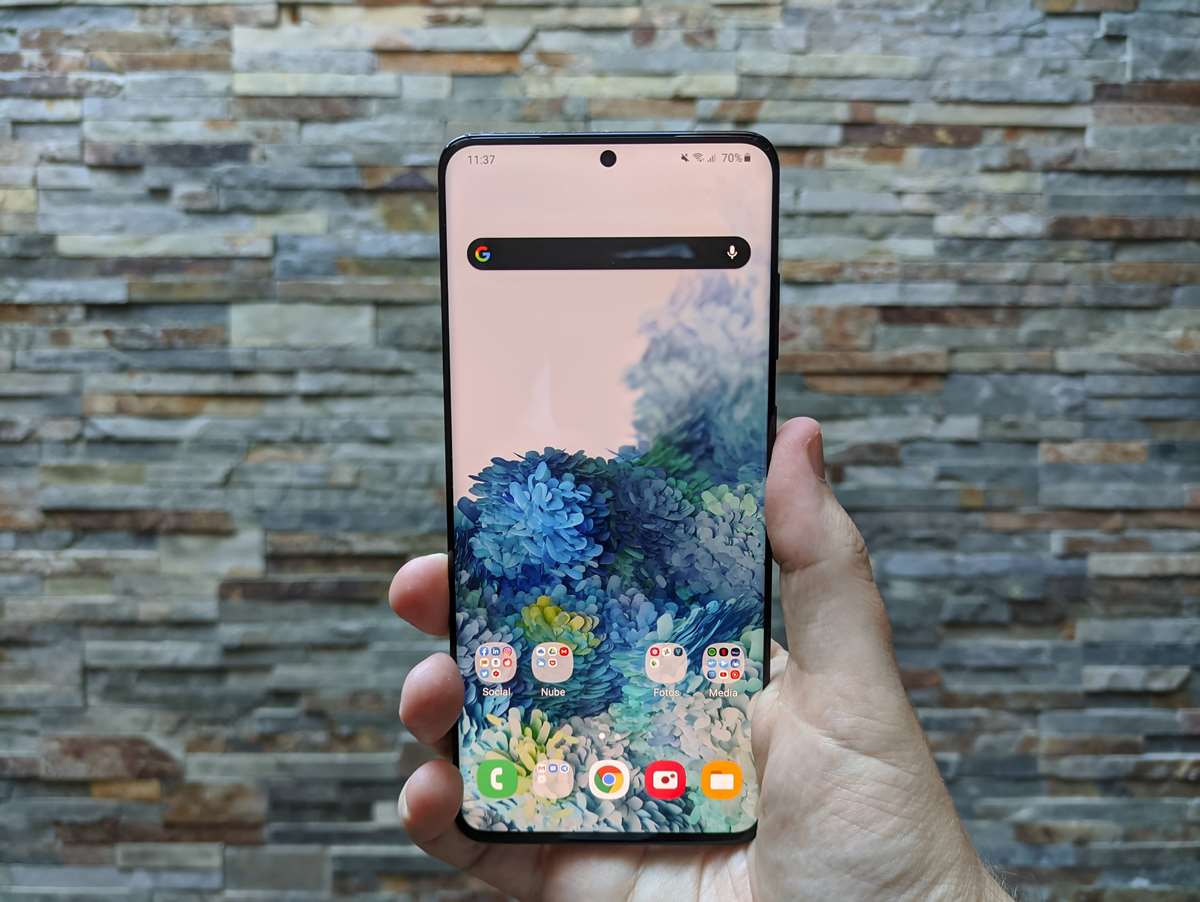 Samsung Galaxy S20+, un smartphone redondo