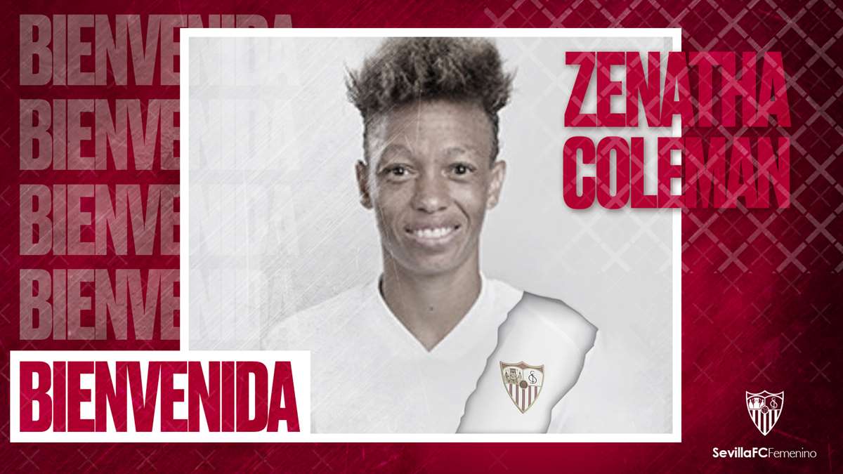 Zenatha Coleman, nueva incorporación para el Sevilla FC Fem